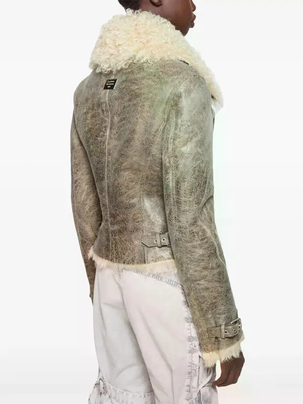 Acne Studios Leather Shearling Jacket