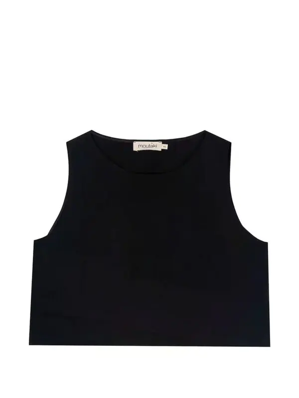 MOUTAKI Asymmetric-hem Cropped Top
