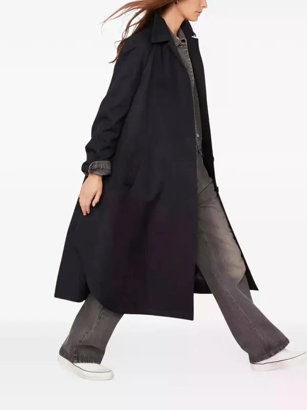 Officine Générale Freya Single-breasted Wool Coat