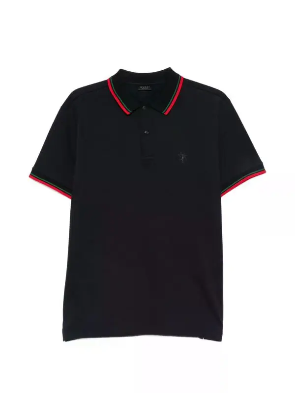 Gucci Web-stripe Polo Shirt