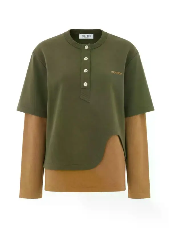 Attico Logo Layered Sweater