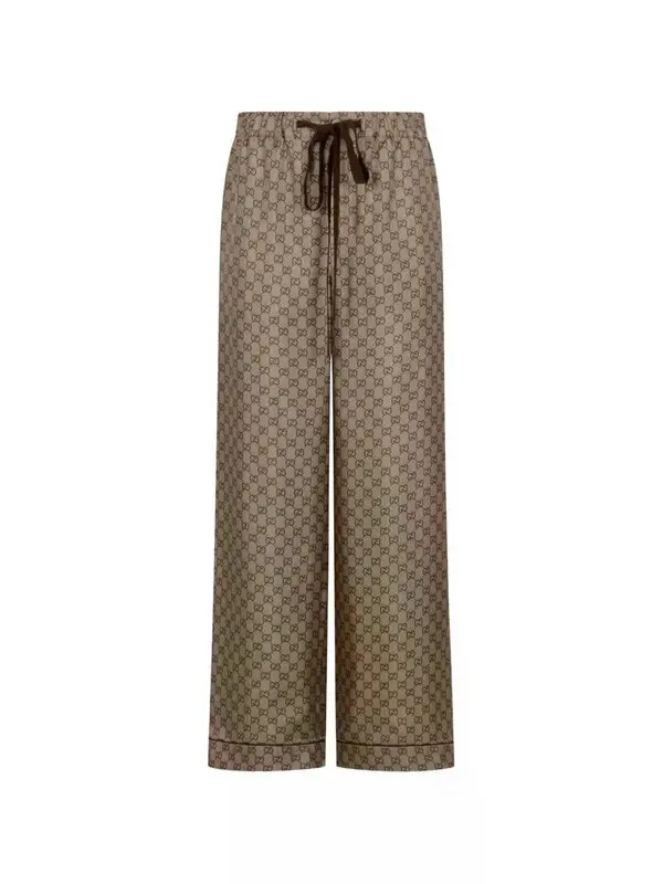 Gucci Drawstring-waist Palazzo Pants