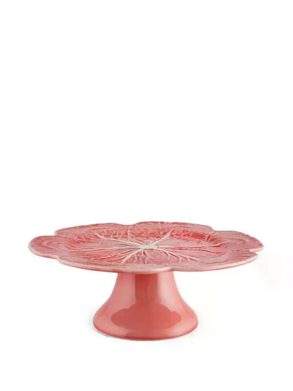 BORDALLO PINHEIRO Couve Cake Stand - Pink