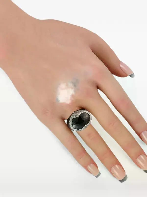 LB EXCLUSIVE Onyx And Diamond Ring