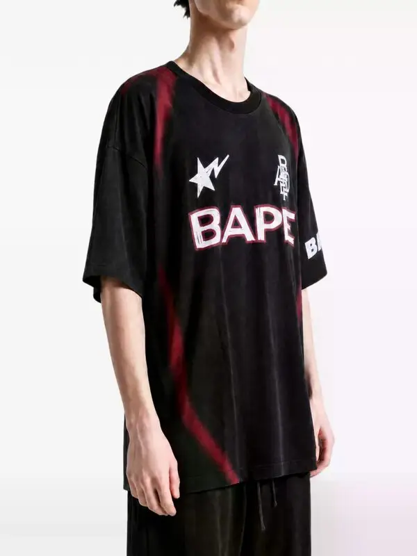 A BATHING APE Logo-print Cotton T-shirt