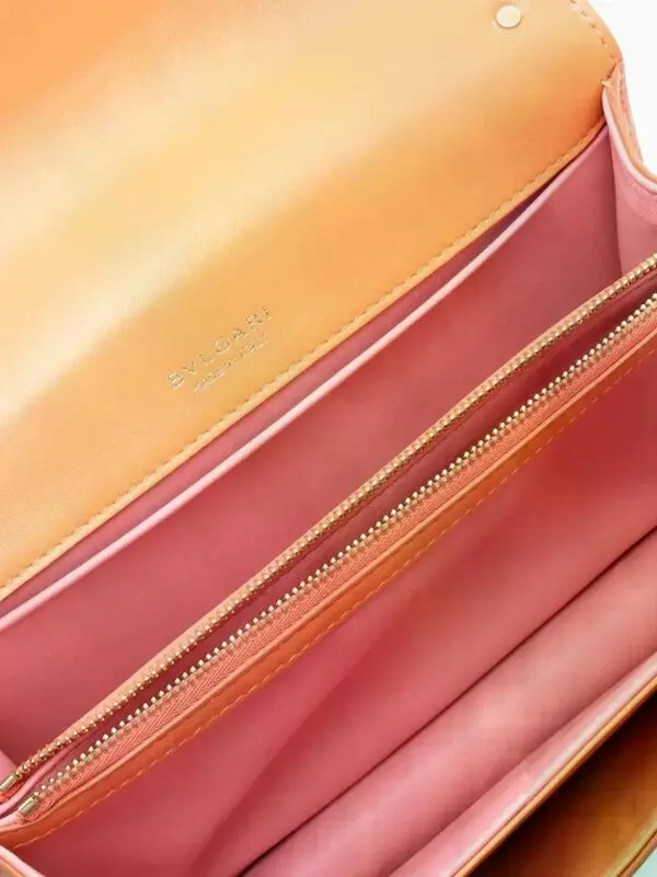 BVLGARI Serpenti Forever Chain Cross Body Bag - Orange