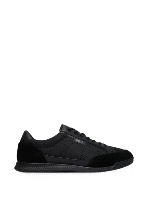 BOSS Suede-panelled Sneakers