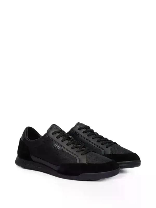 BOSS Suede-panelled Sneakers