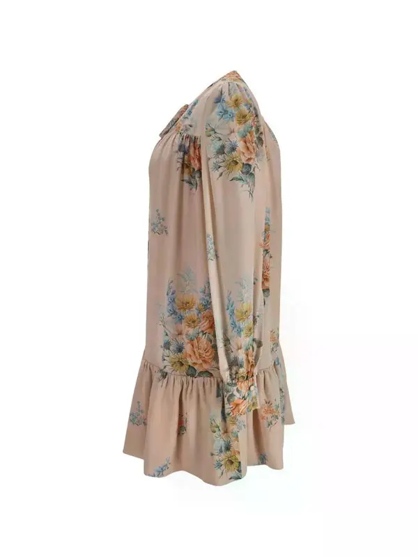 Alexander McQueen Floral-print Mini Dress