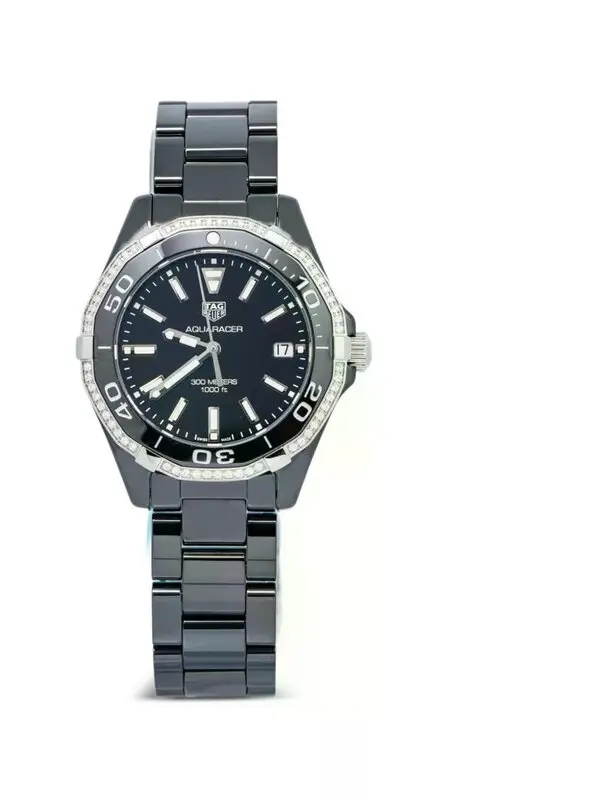 Tag Heuer Aquaracer Diamond 35mm Ceramic Watch - Black