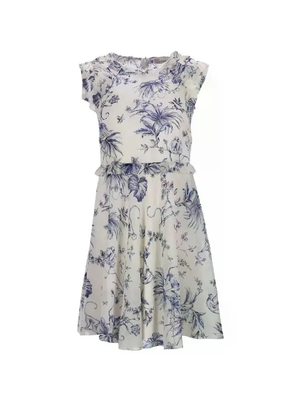 Valentino Garavani Ruffle Floral-print Dress