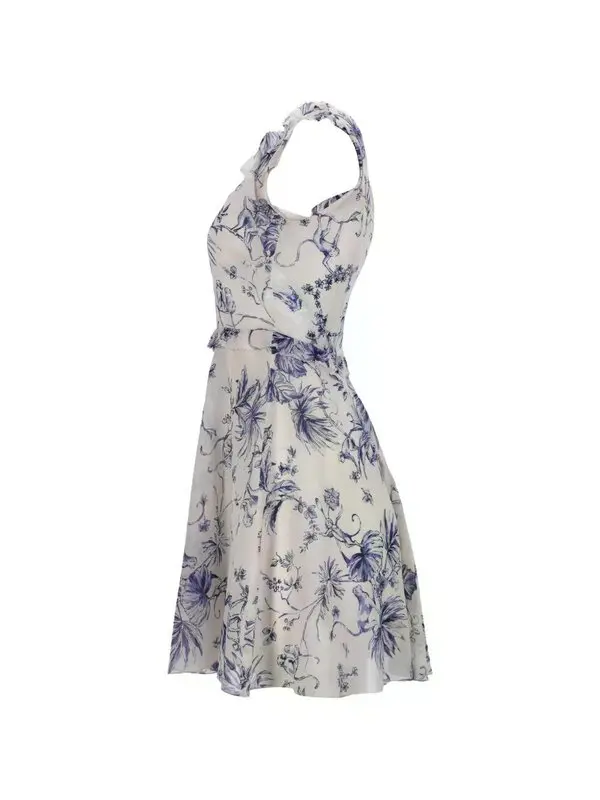 Valentino Garavani Ruffle Floral-print Dress