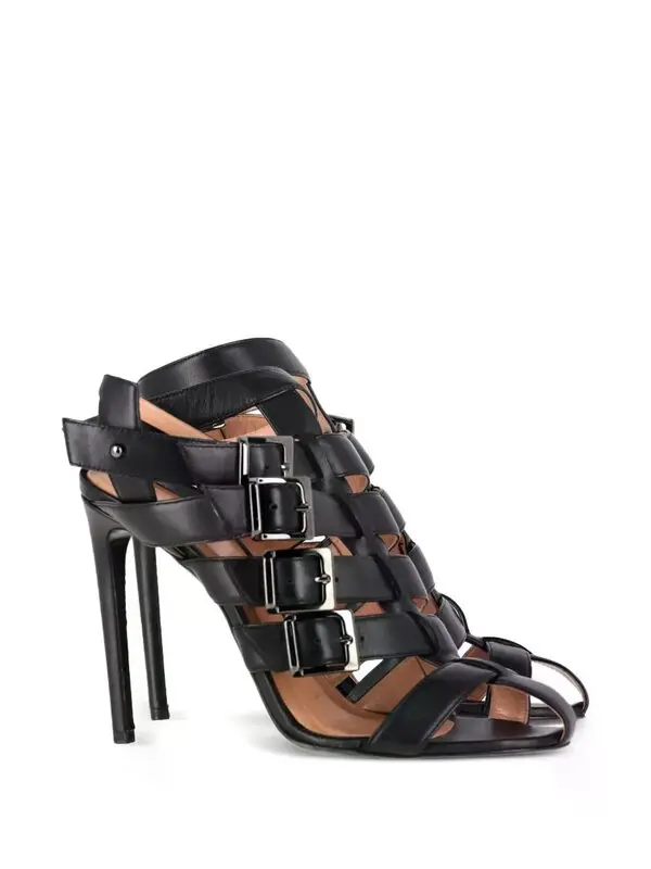 Roland Mouret Buckled Leather Sandals