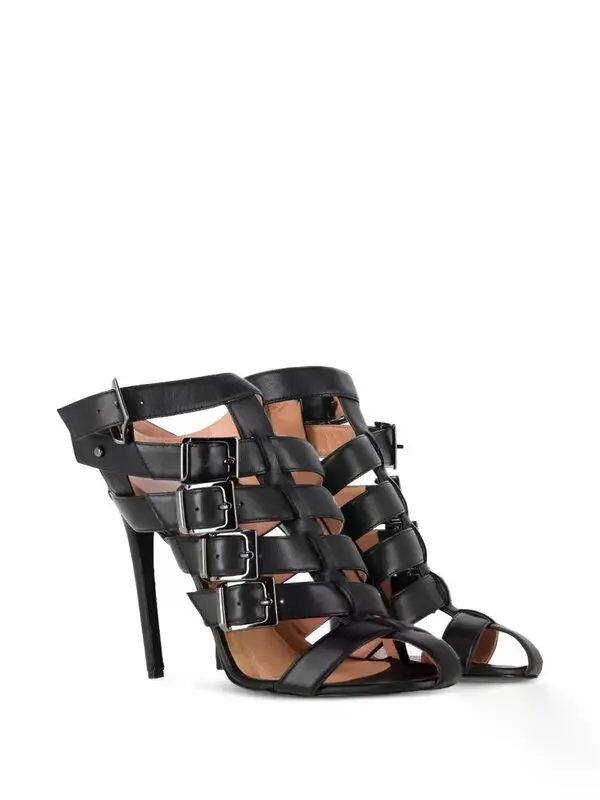Roland Mouret Buckled Leather Sandals