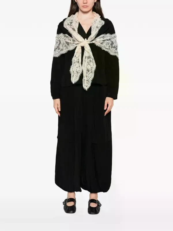 Sea Lace-trim Blouse