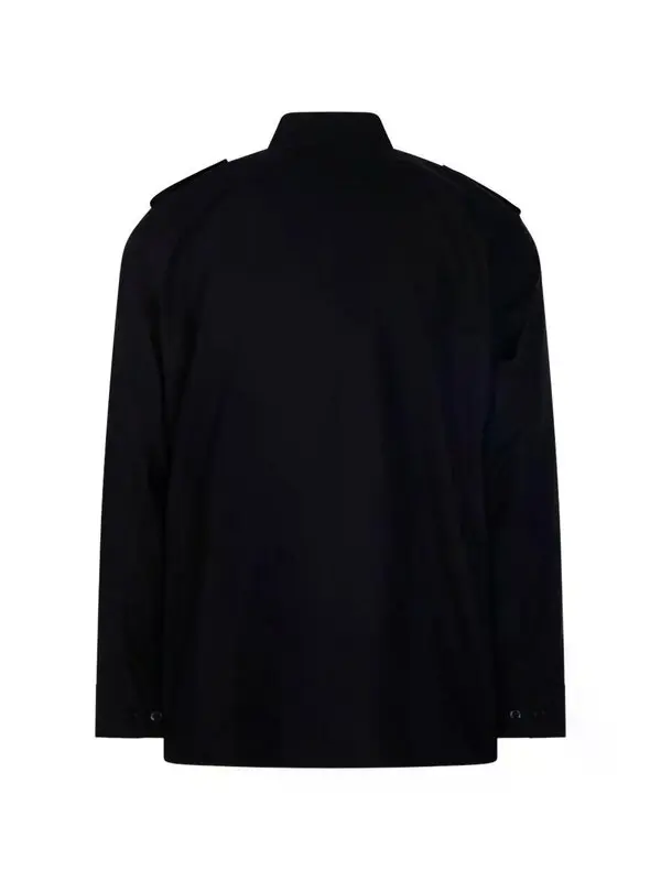 Gucci Gg Cotton Shirt - Black