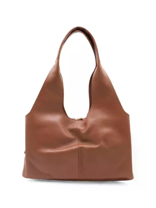 COCCINELLE Logo-plaque Pebbled-leather Shoulder Bag