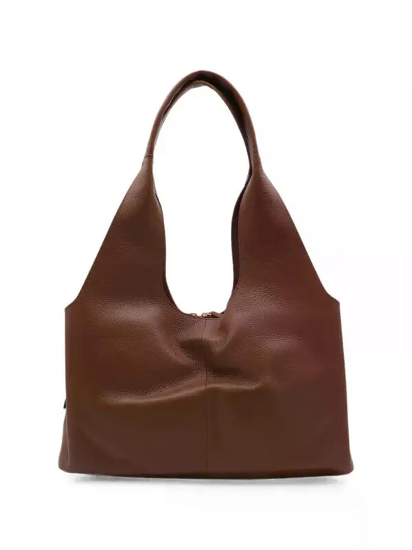 COCCINELLE Logo-plaque Pebbled-leather Shoulder Bag