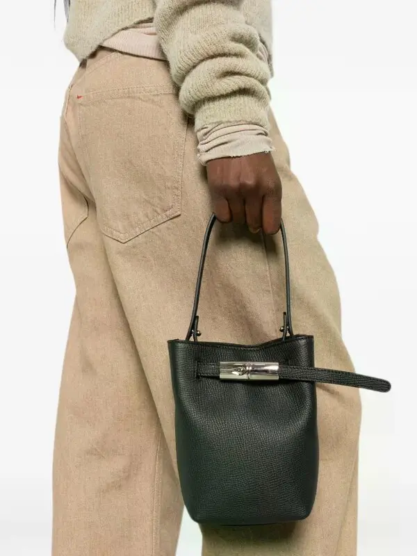 Longchamp Bucket Bag - Black