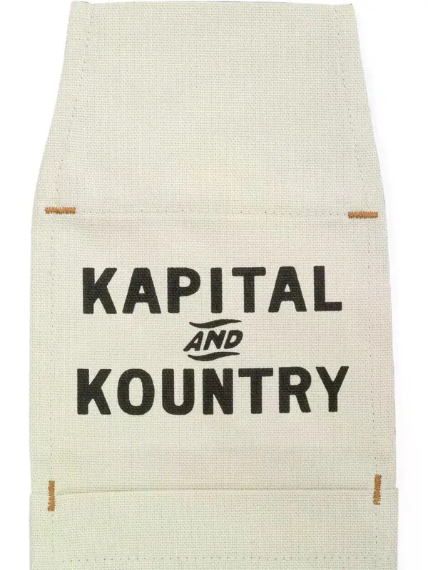 Kapital Canvas Pulp Phone Holder - Neutrals