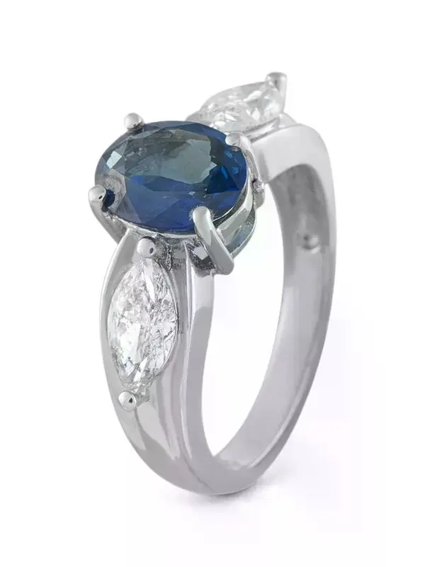 LB EXCLUSIVE Sapphire And Diamond Ring
