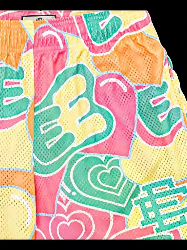 STADIUM GOODS Heart-print Mesh Shorts