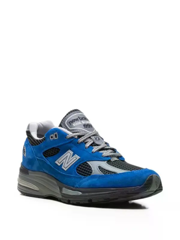 NEW BALANCE 991v2 Lace-up Sneakers - Blue