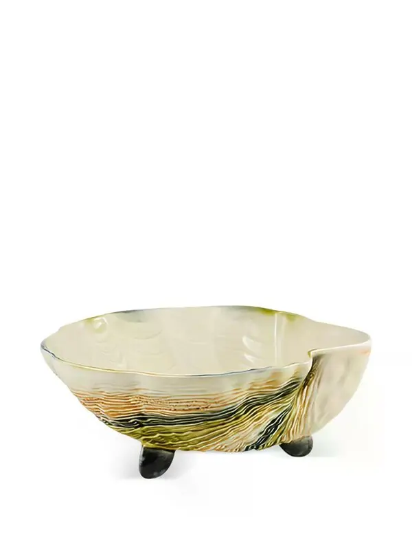BORDALLO PINHEIRO Shell-motif Footed Bowl - Neutrals