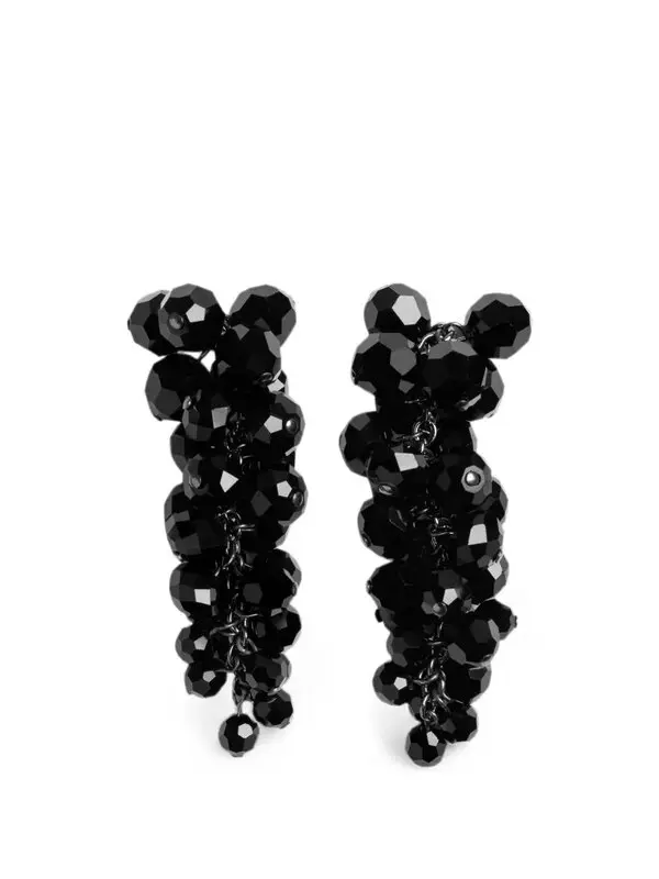 Simone Rocha Cluster Drip Earrings - Black