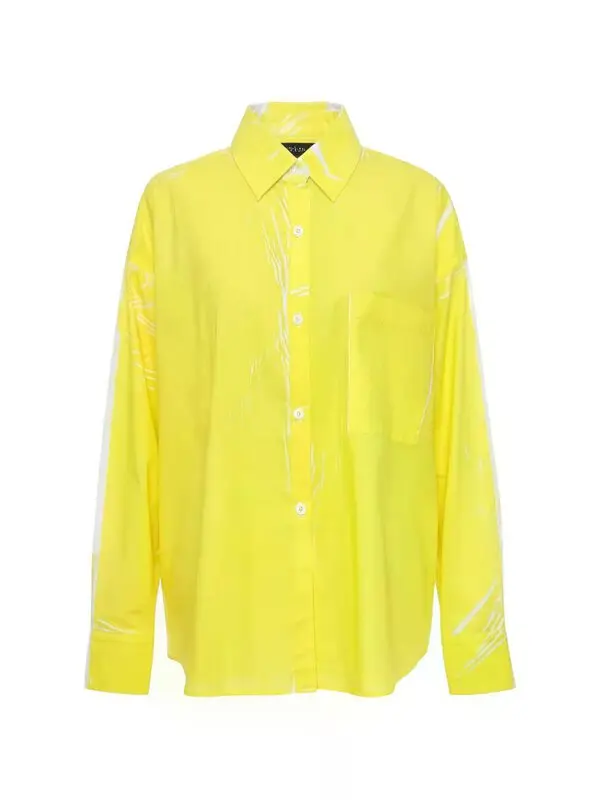 ODEEH Graphic-print Cotton Shirt
