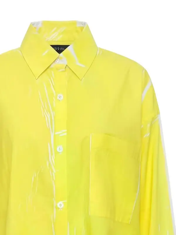 ODEEH Graphic-print Cotton Shirt