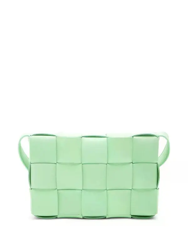 Bottega Veneta Cassette Crossbody Bag - Green
