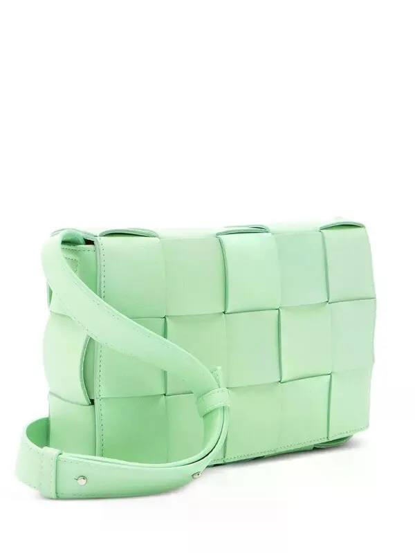 Bottega Veneta Cassette Crossbody Bag - Green