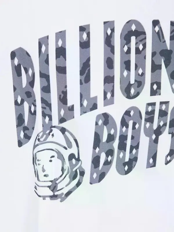 BILLIONAIRE BOYS CLUB Leopard-print Logo-print T-shirt