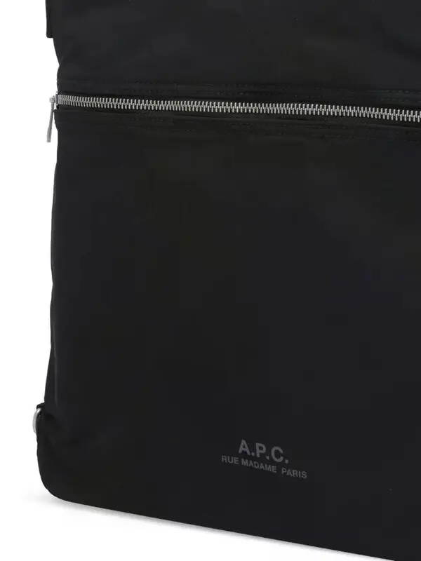 A.p.c. Archive Logo-print Zip-pocket Messenger Bag
