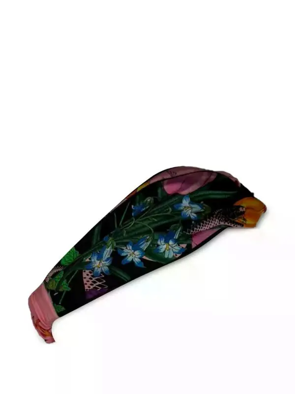 Gucci Floral Print Silk Headband