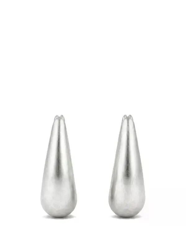 YOJ Molten Maxi Earrings - Silver