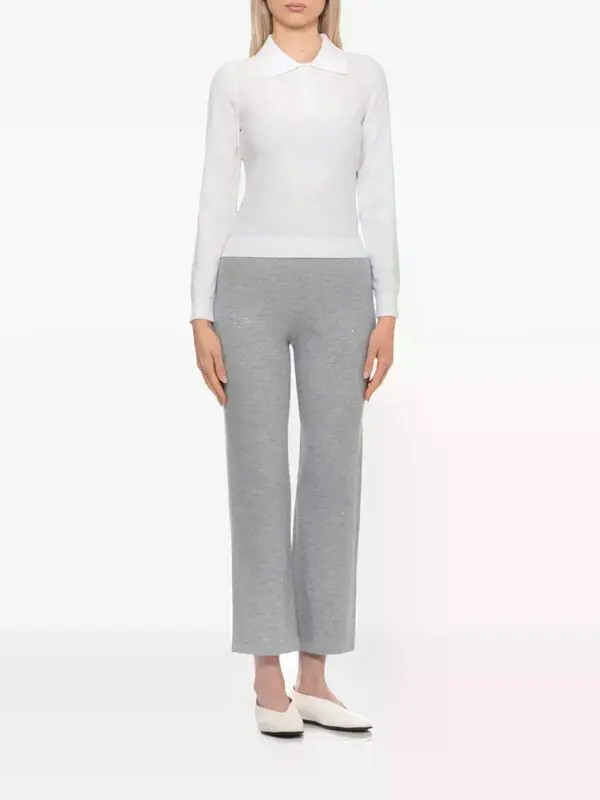EMME Sequin Embellished Polo Top