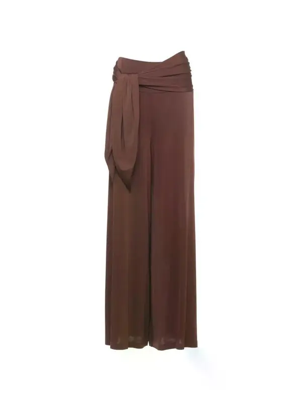 Marella Tie-waist Palazzo Pants