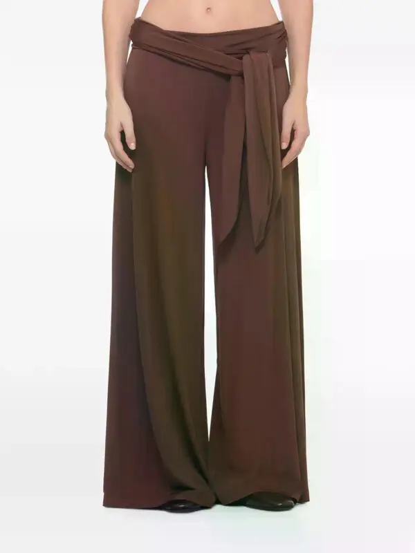 Marella Tie-waist Palazzo Pants