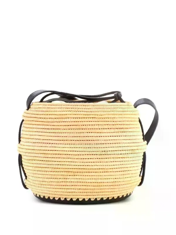 Loewe X Paula Ibiza Beehive Basket Bag - Black