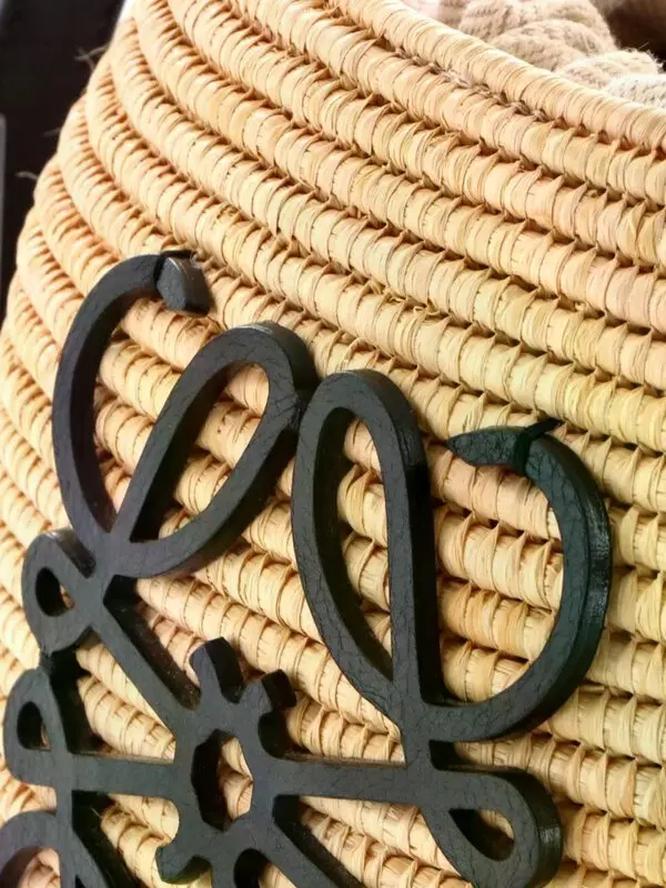 Loewe X Paula Ibiza Beehive Basket Bag - Black