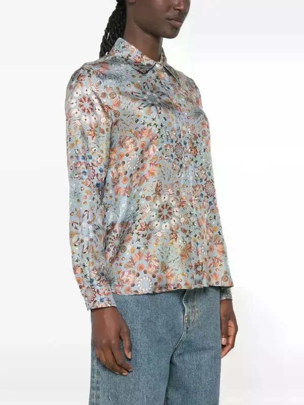 Momoni Printed Silk Shirt