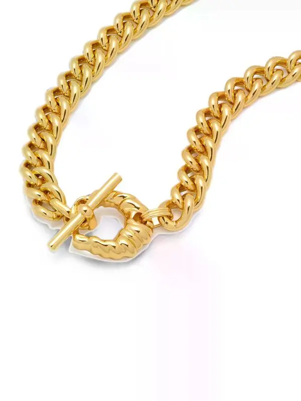 YOJ Coral Curb Chain Necklace