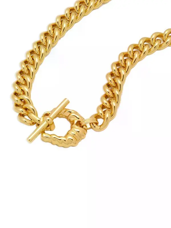 YOJ Coral Curb Chain Necklace