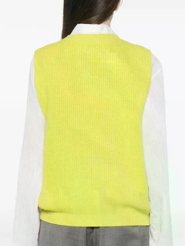 Liviana Conti Ribbed-knit Vest