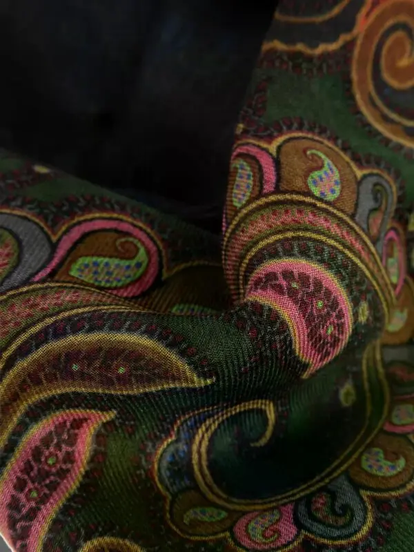 Etro Paisley-print Frayed-edge Shawl