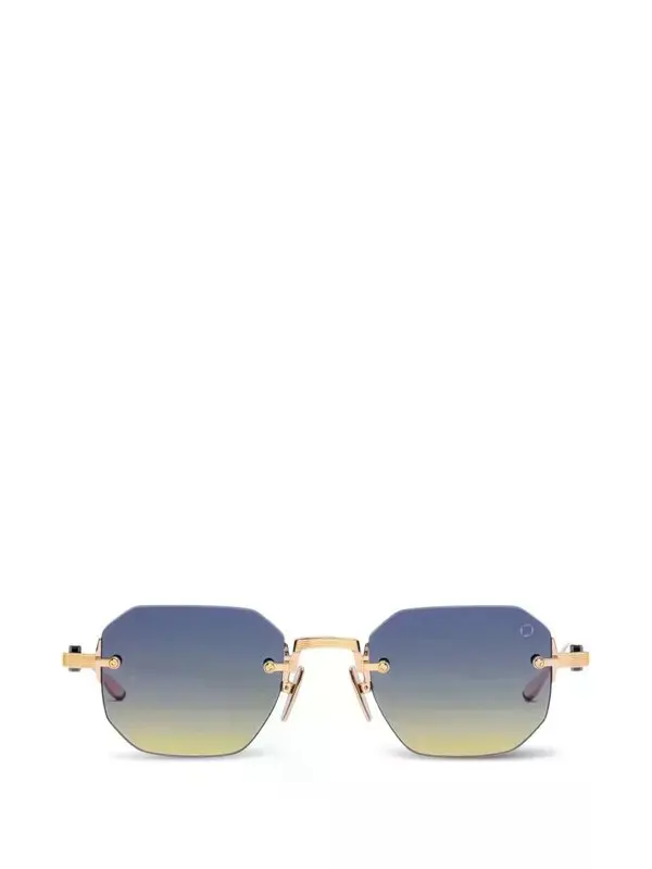 AKONI Juno-one Rimless Geometric-frame Sunglasses
