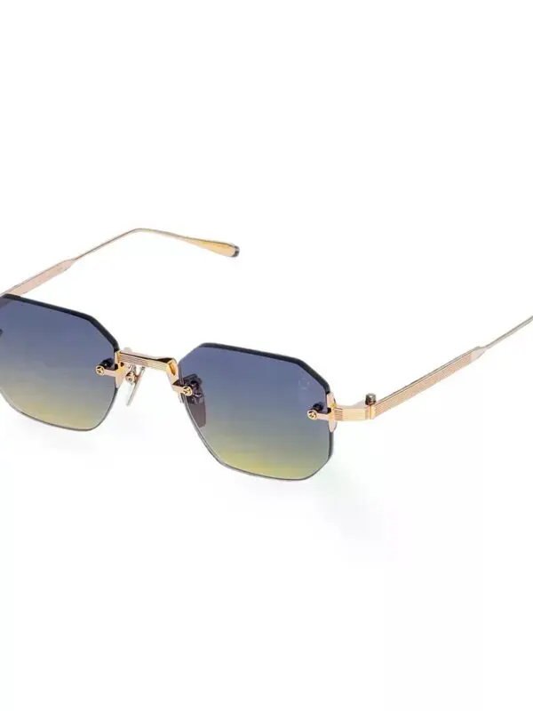 AKONI Juno-one Rimless Geometric-frame Sunglasses