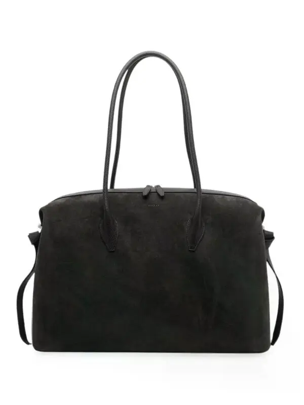 Yuzefi Brioche Suede Shoulder Bag - Brown